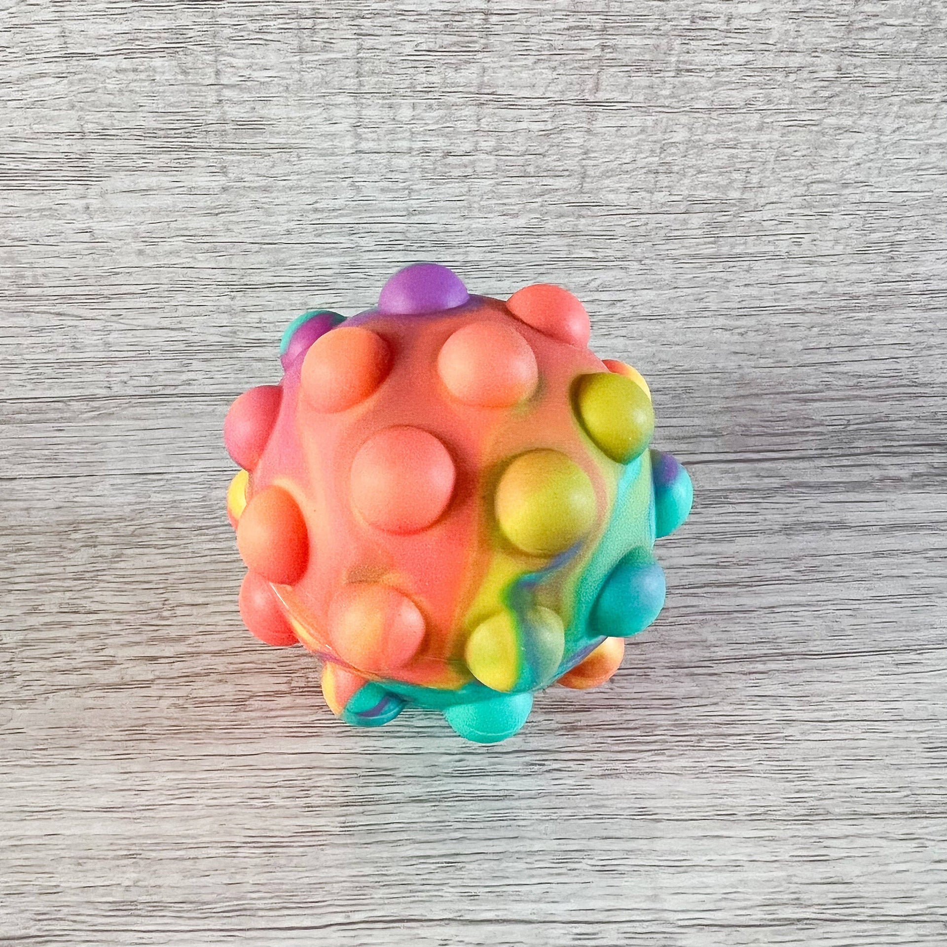Sensory Fidget Stress Ball - Turquoise/Purple Swirl – Quirky Fidgets